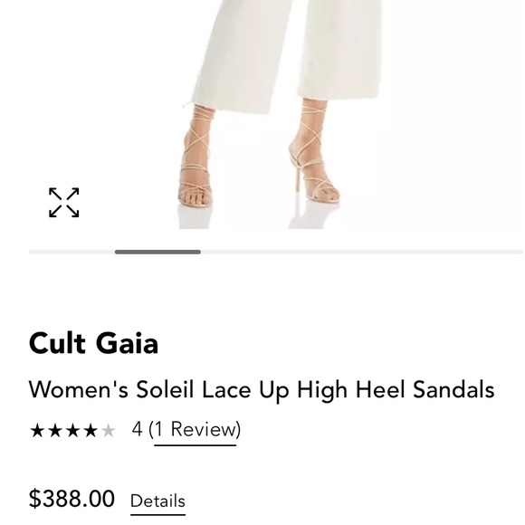 cult gaia | Shoes | Cult Gaia Soleil Heel In Sand 39 9 | Poshmark